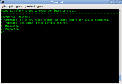 Galaxy Series LinuxCNC Configuration - PROBOTIX :: wiki